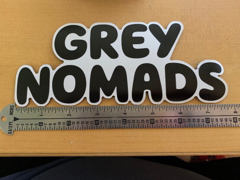 Bluey "grey Nomads" Magnetic Car Sticker 8" X 3.25" - Etsy