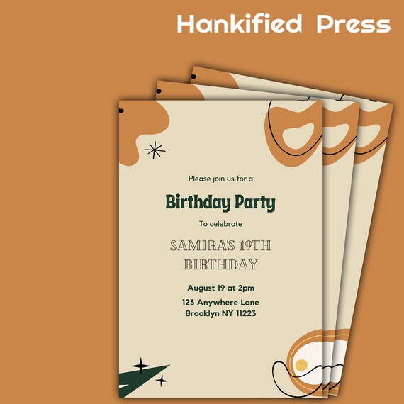 Cool Invitation Card