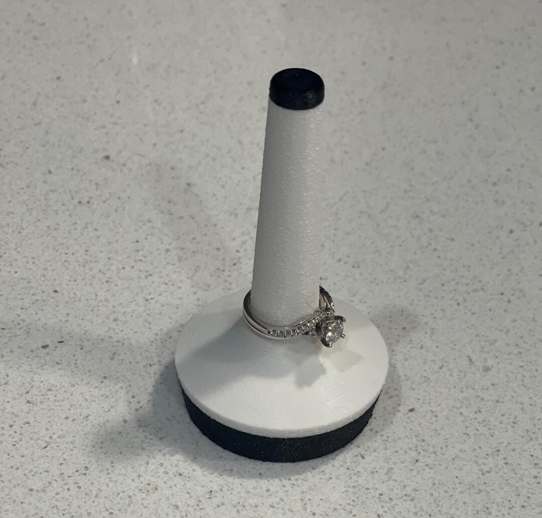 Custom 3D Printed Ring Holder Modern Jewelry Display, Ideal for Wedding ...