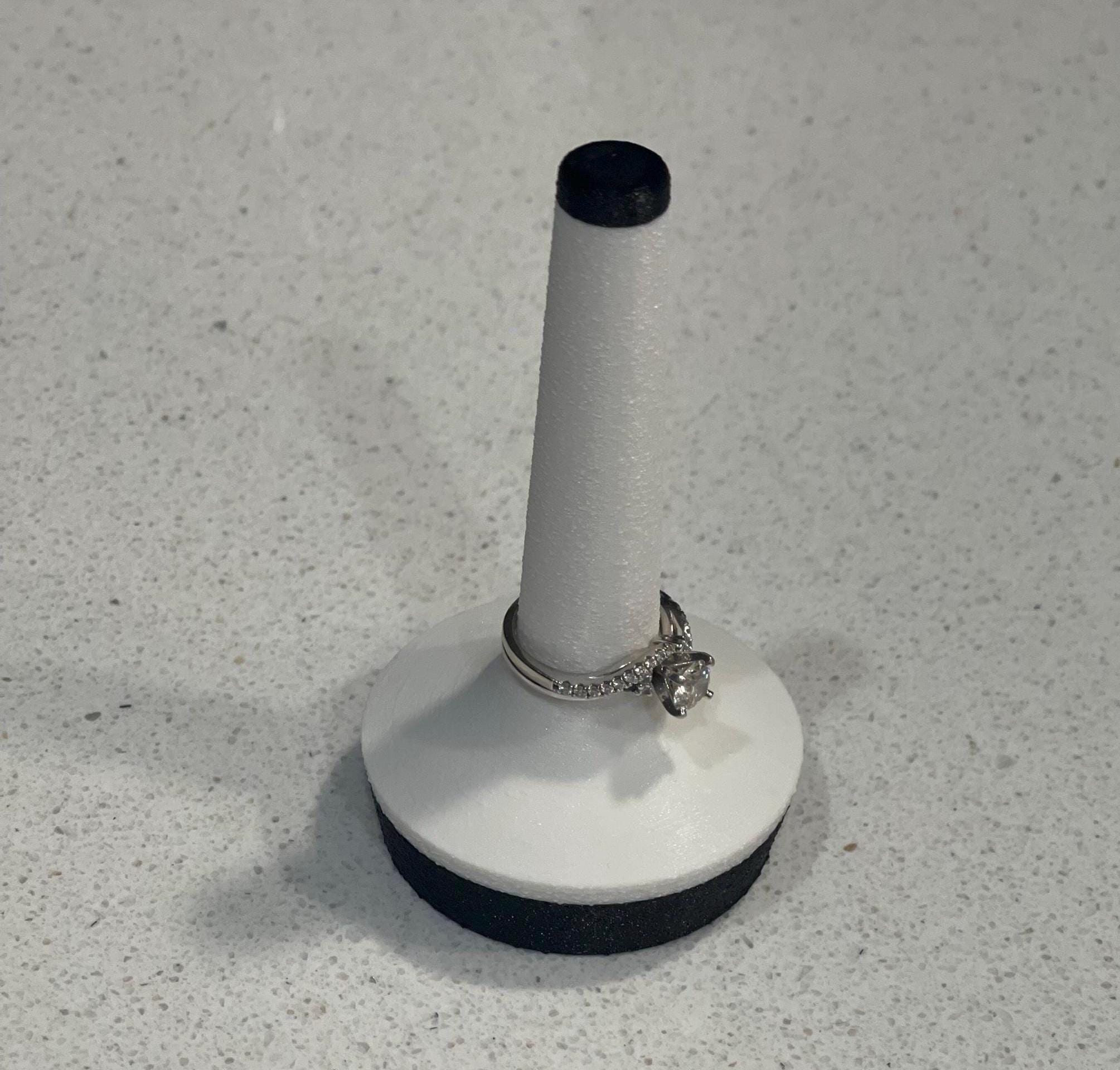 Custom 3D Printed Ring Holder Modern Jewelry Display, Ideal for Wedding ...