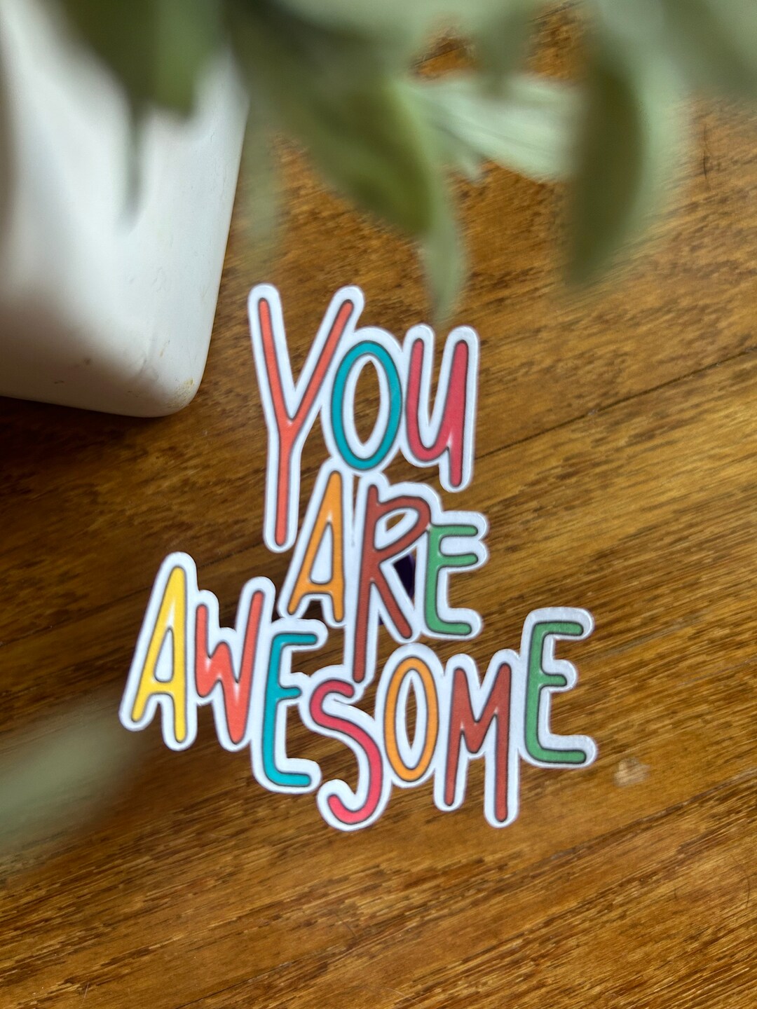 You Are Awesome Motivational Stickers Water Bottle Stickers Laptop ...