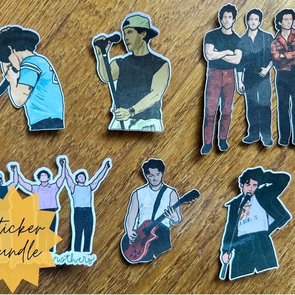 Jonas Brothers Stickers - Etsy