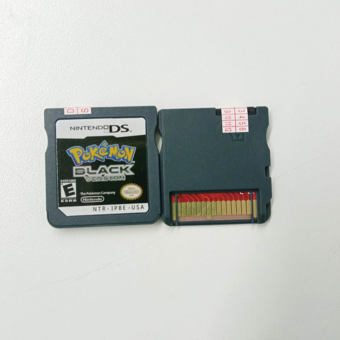 Pokemon Black DS NDS Game Catridge - Etsy