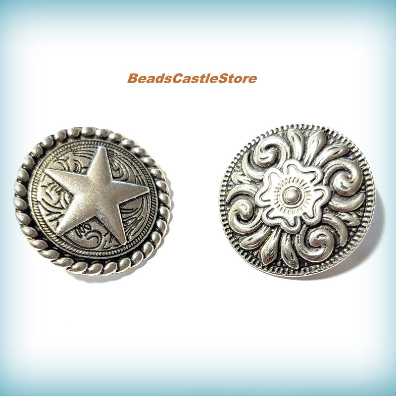 Concho Style Buttons - Etsy