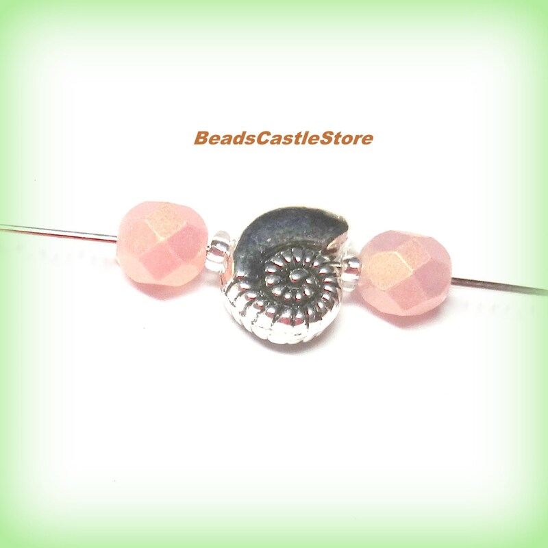 Metal Snail Shell Pendant - Etsy