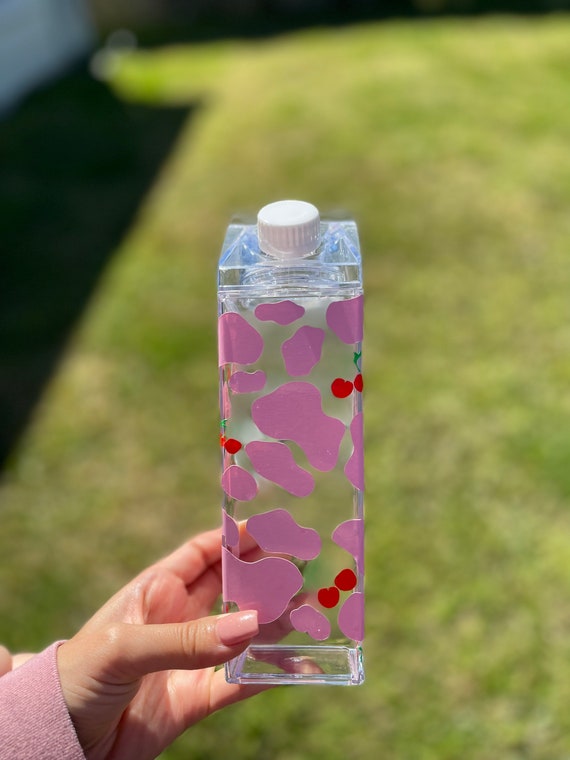 17oz Purple Dripping Houston Milk Carton Water Bottle Home & Living ...