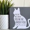 Funny Cat Sign, Cat Lovers Decor, Crazy Cat Lady, Funny Cat Quote, Wood ...