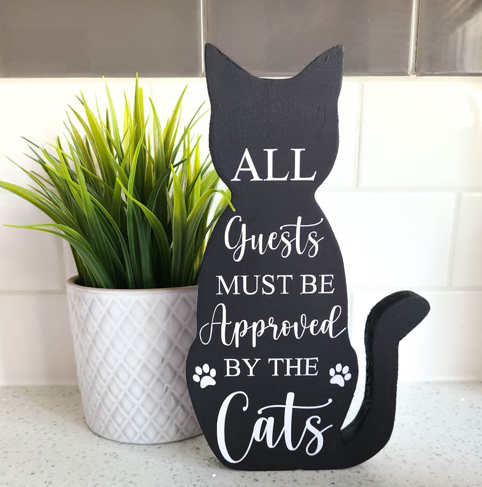 Yes I Really Do Need All of These Cats Wood Sign, Stained Wood Cat Sign ...