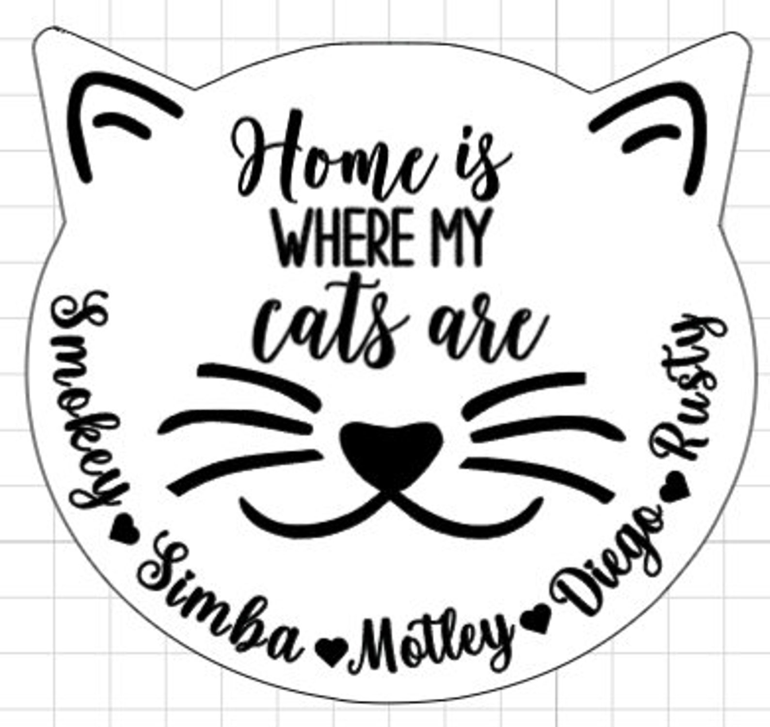 Welcome to the Catio Wood Sign Cat Head Sign Cat House Sign - Etsy Canada