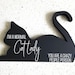 Funny Cat Sign, Cat Lovers Decor, Crazy Cat Lady, Funny Cat Quote, Wood ...
