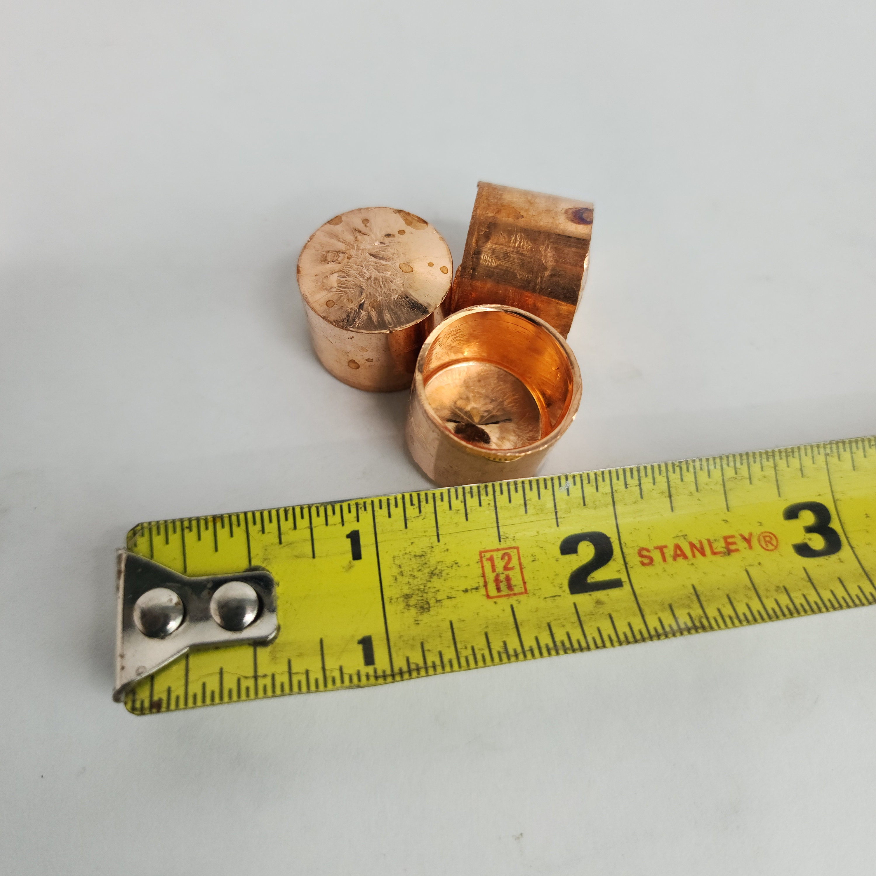 Copper Fittings 1/2 Inch Raw DIY Parts for Custom Copper Artwork, Decor ...