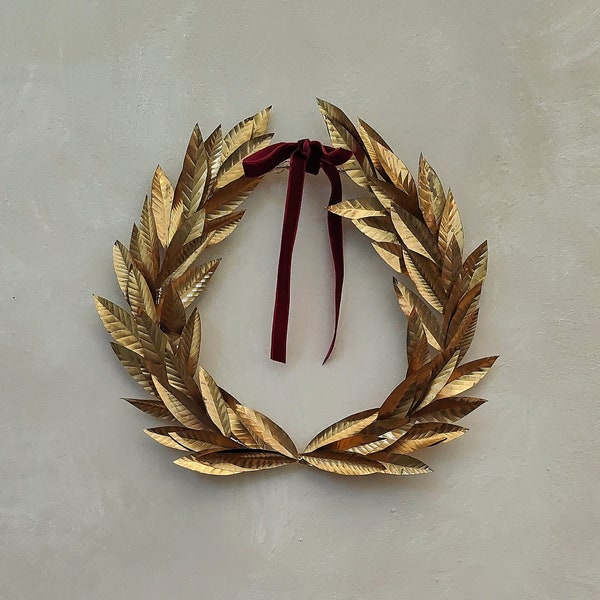 Gold Laurel Wreath - Etsy