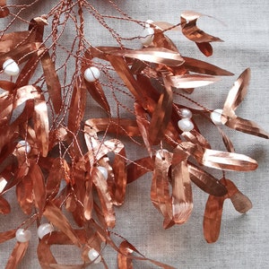 Silk Pearl Copper Christmas Mistletoe Bunch Mistletoe - Etsy