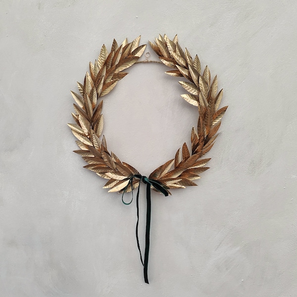 Gold Laurel Wreath - Etsy