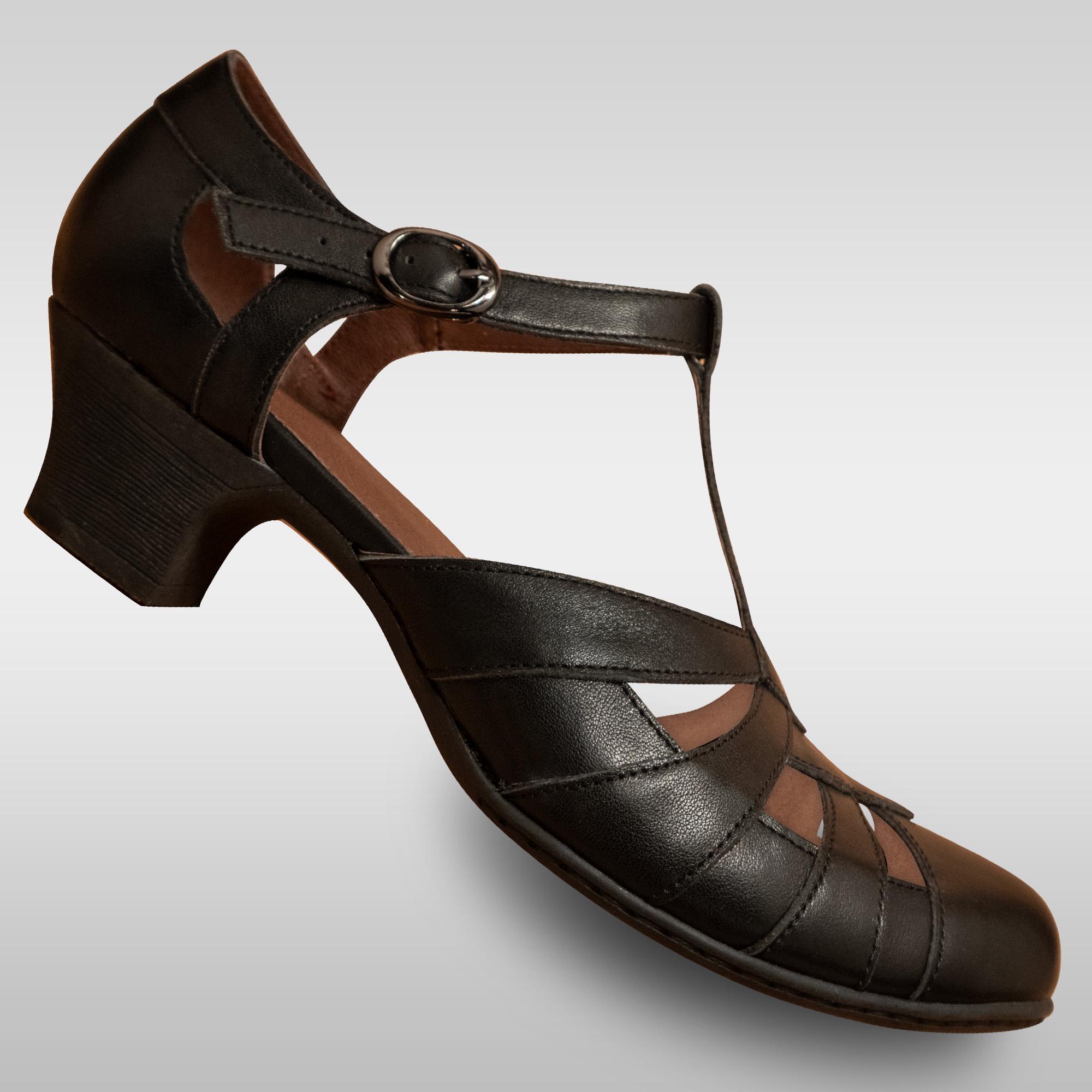 Aris Allen Black T-strap Dance Shoes - Etsy