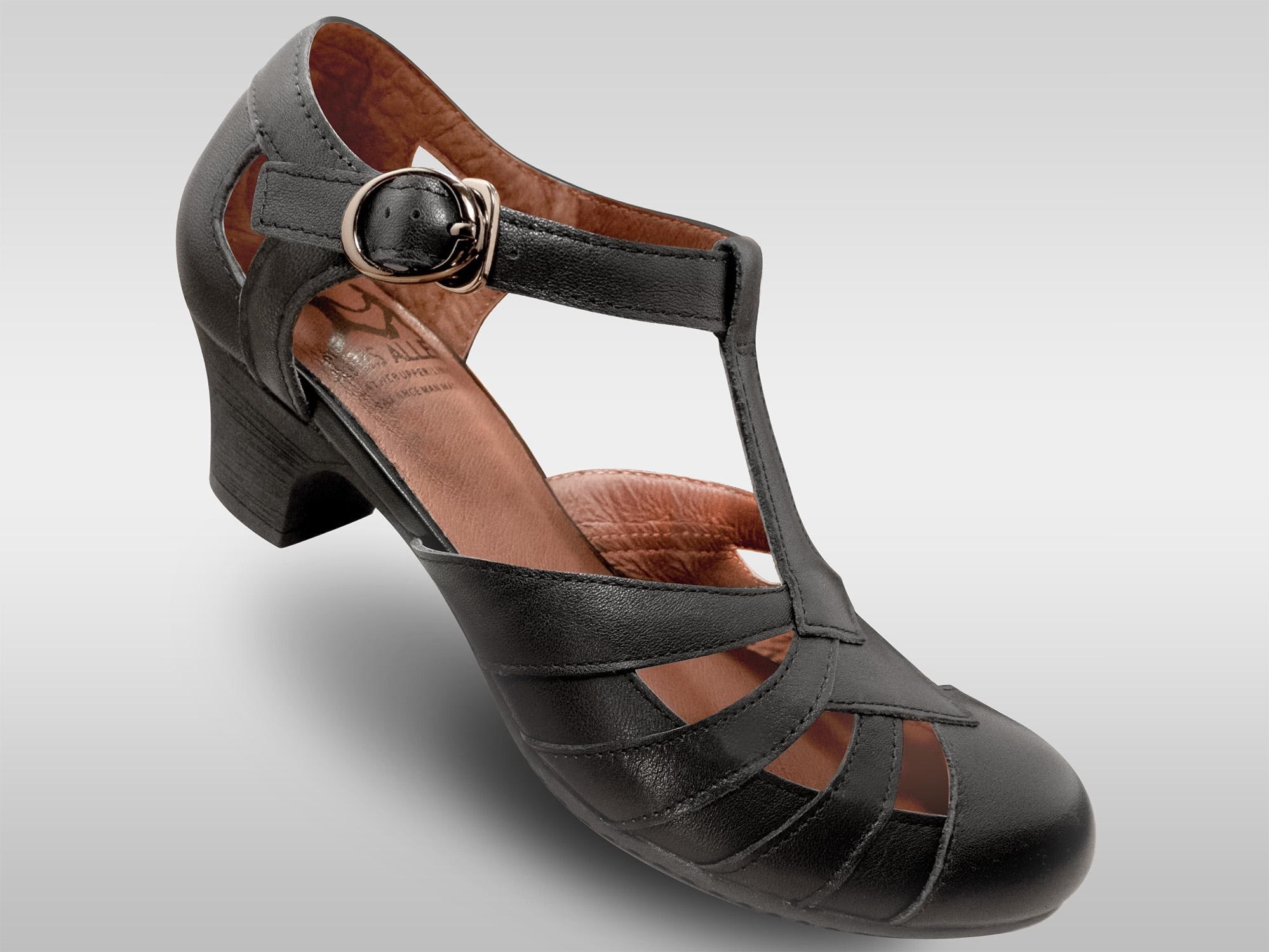 Aris Allen Black T-strap Dance Shoes - Etsy