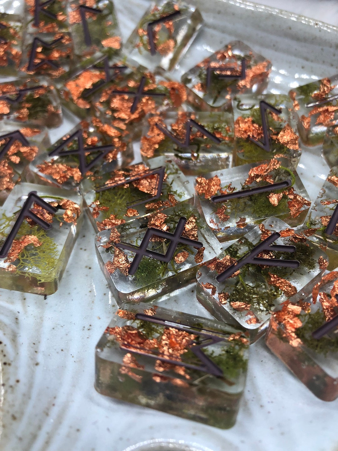 Moss Mugwort Elder Futhark Runes Choose Variation - Etsy