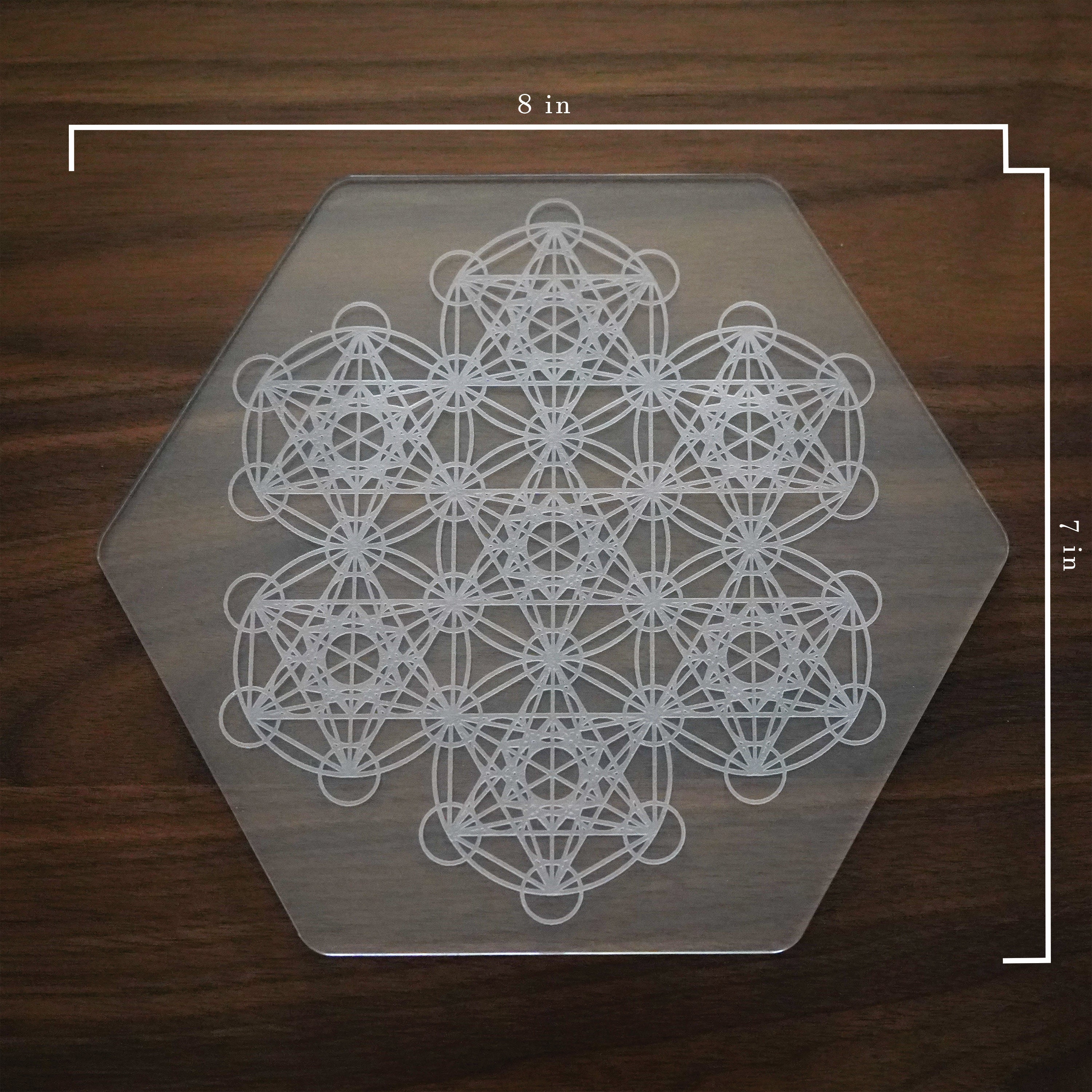 Hexagon Clear Acrylic Crystal Grid - Etsy