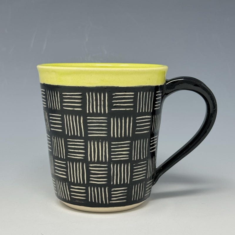 Sgraffito Mug - Etsy