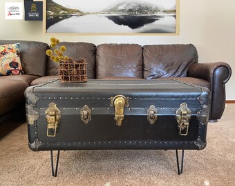 Steamer Trunk Coffee Table - Etsy