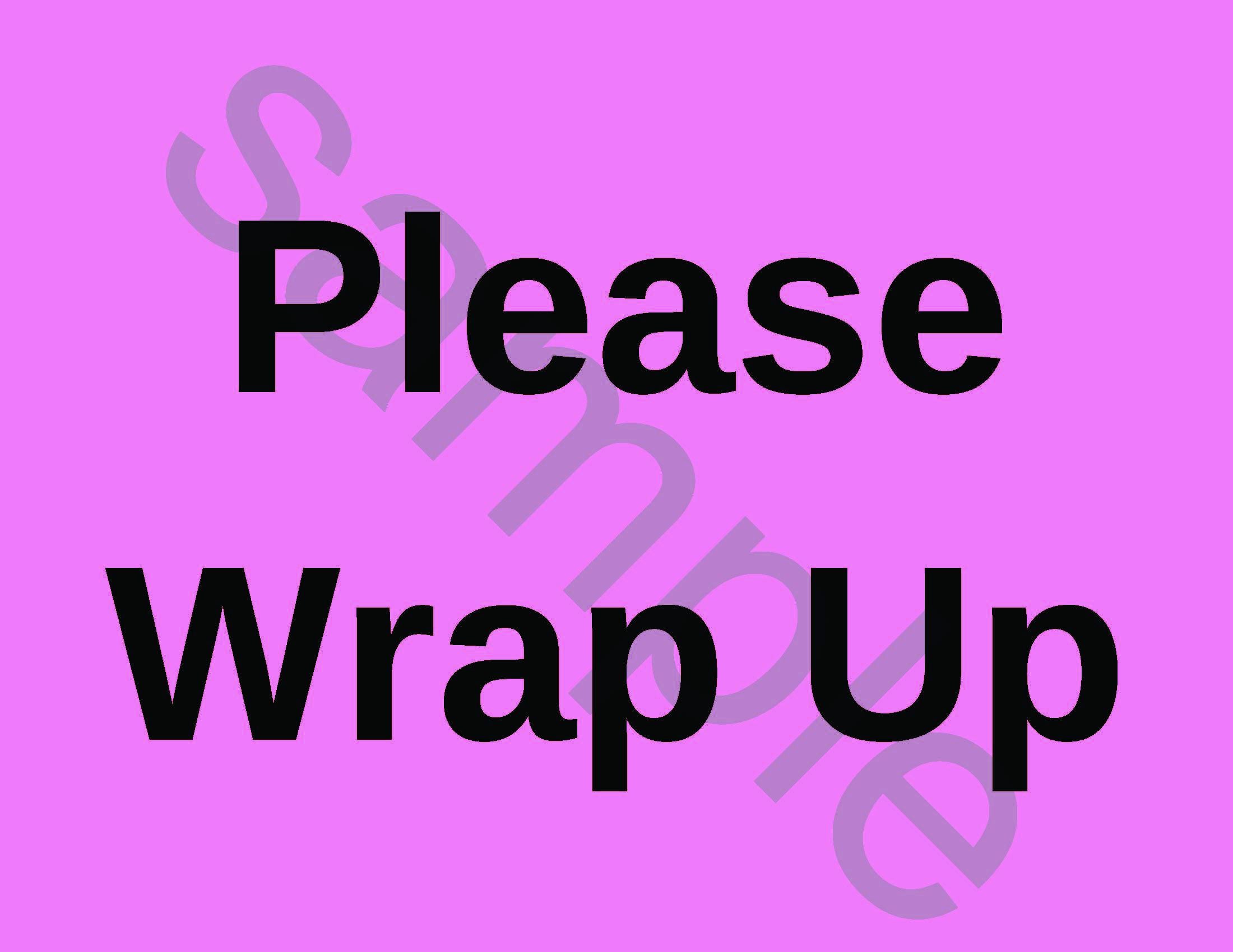 Speaker Cue Cards: Conference Timekeeping Signs for Events (PDF ...