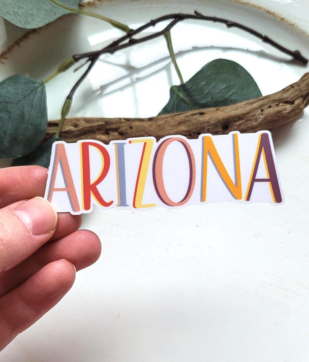 Arizona State Sticker, Grand Canyon Vinyl Decal - Etsy
