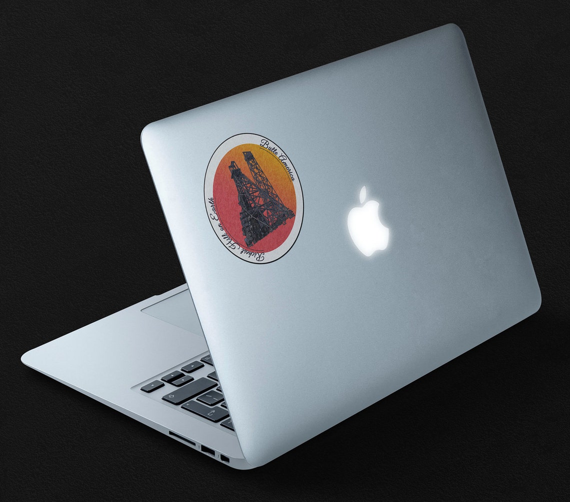 Butte Montana Head Frame Sticker, Mining Head Frame Sticker, Butte ...