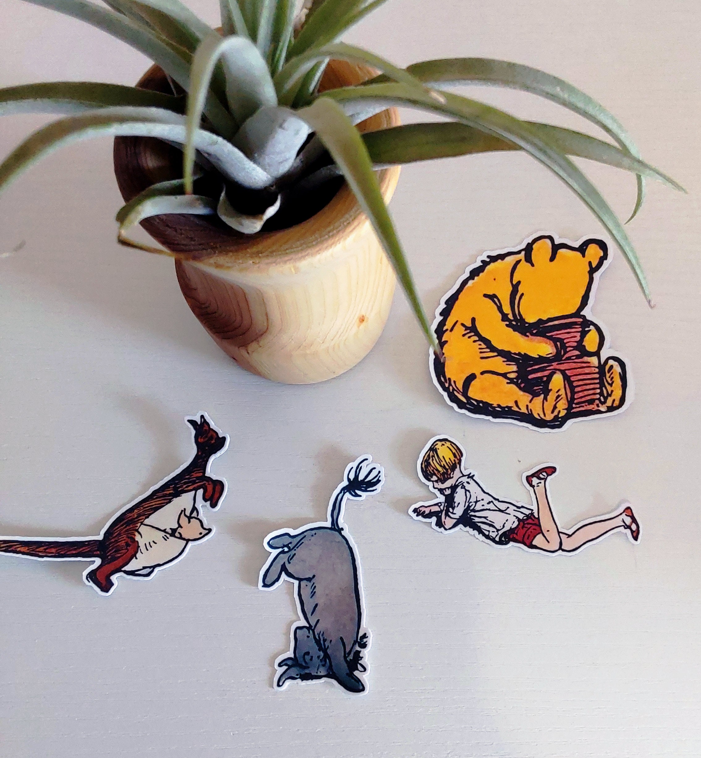 Classic Winnie the Pooh Sticker Sheet, AA Milne, Piglet Sticker ...