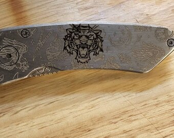 Engraved Utility Knife - Etsy
