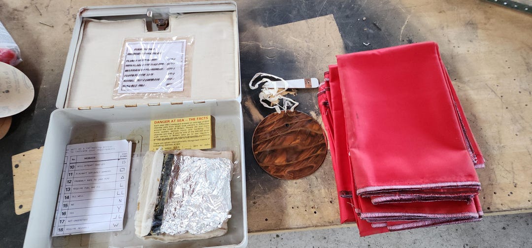 Vintage Aviation Survival Signaling Kit - Etsy