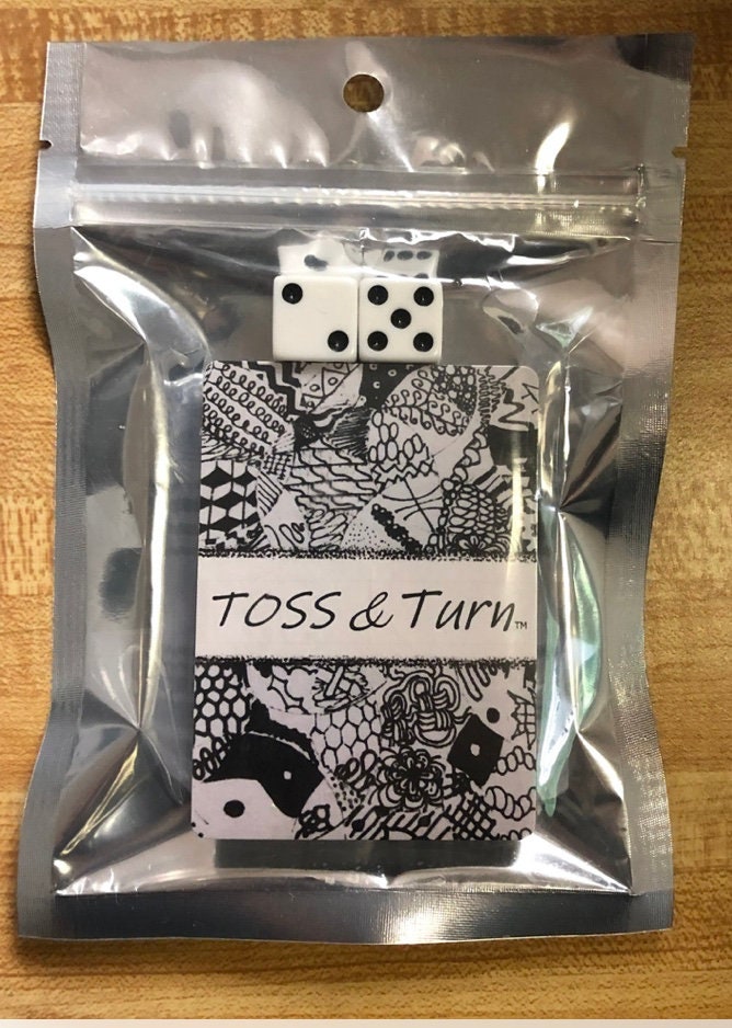 Card and Dice Game Called Toss & Turn - Etsy