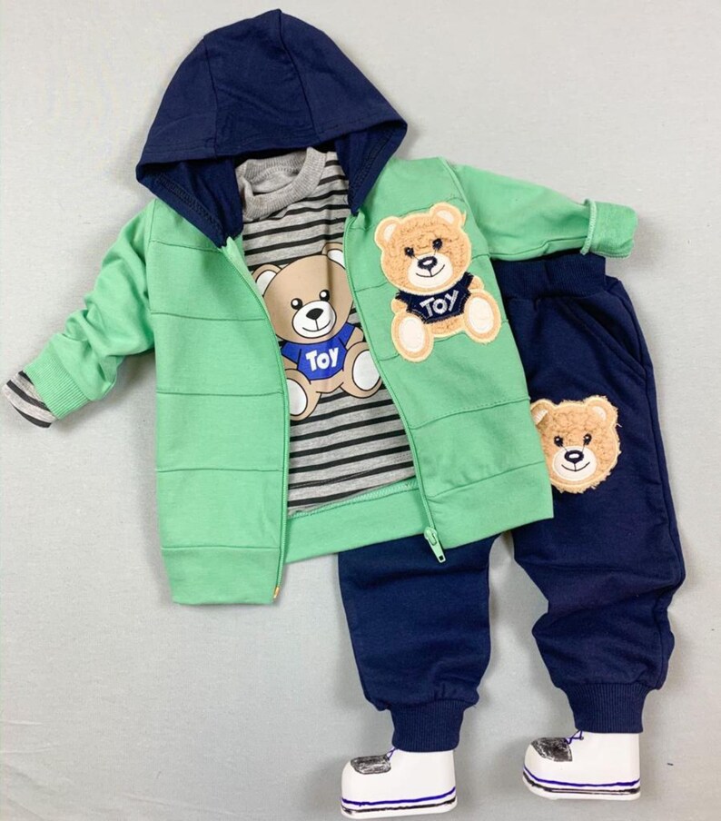 3 Pieces Baby Boy Set - Etsy