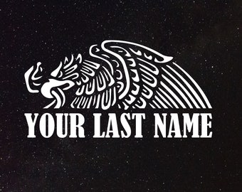 Last Name Decal - Etsy