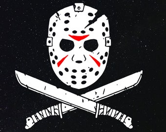 Jason Mask Sticker - Etsy