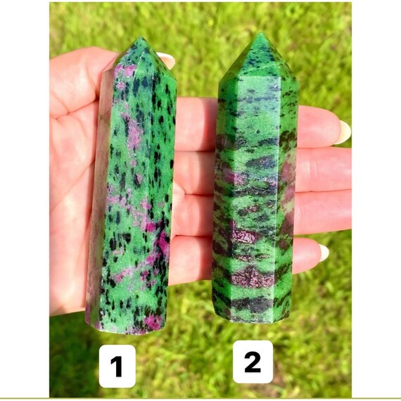Ruby Zoisite Towers - Etsy