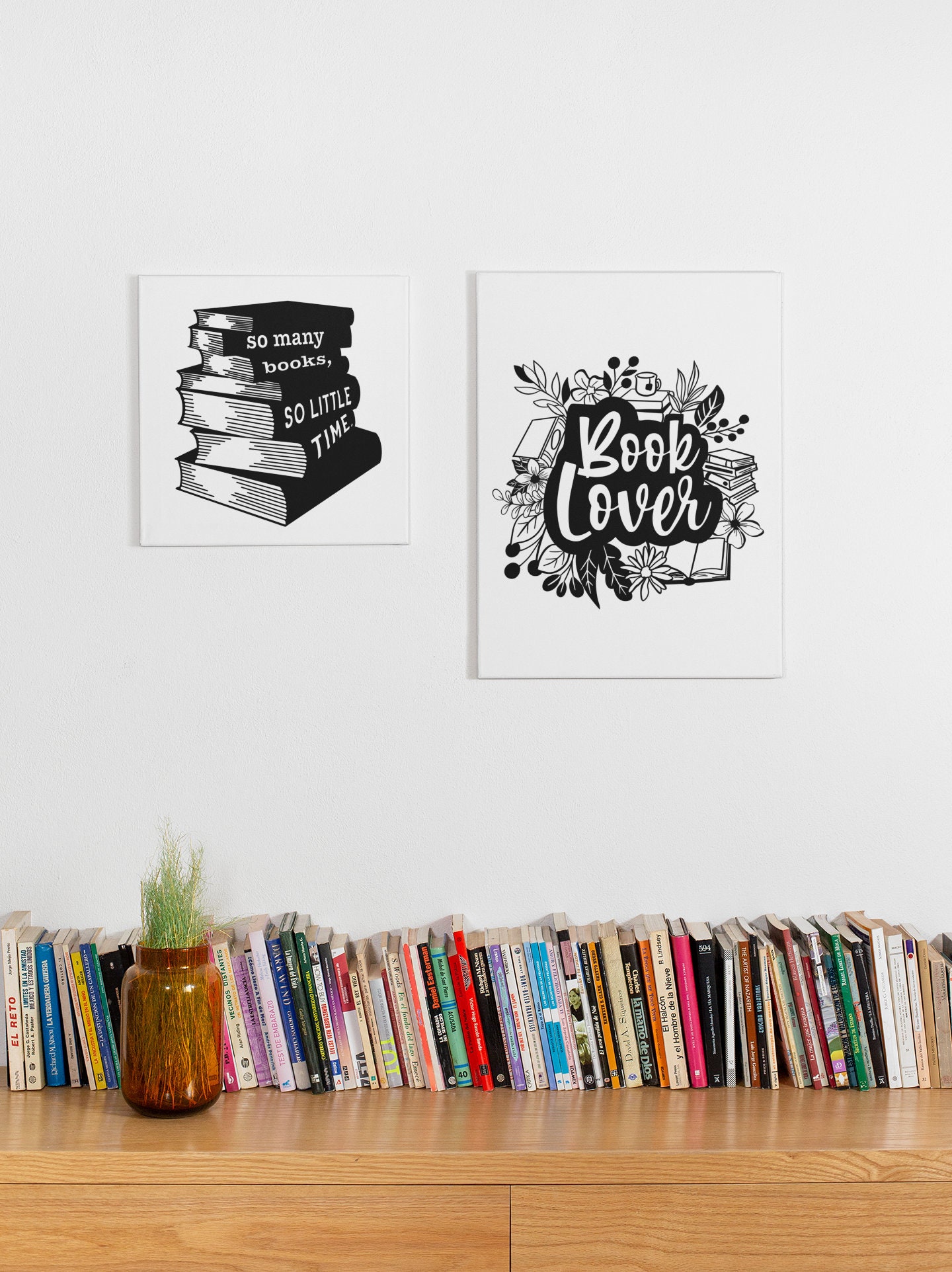 Book Lover SVG PNG JPG Digital Download, Book-themed Art, Bookish, Love ...