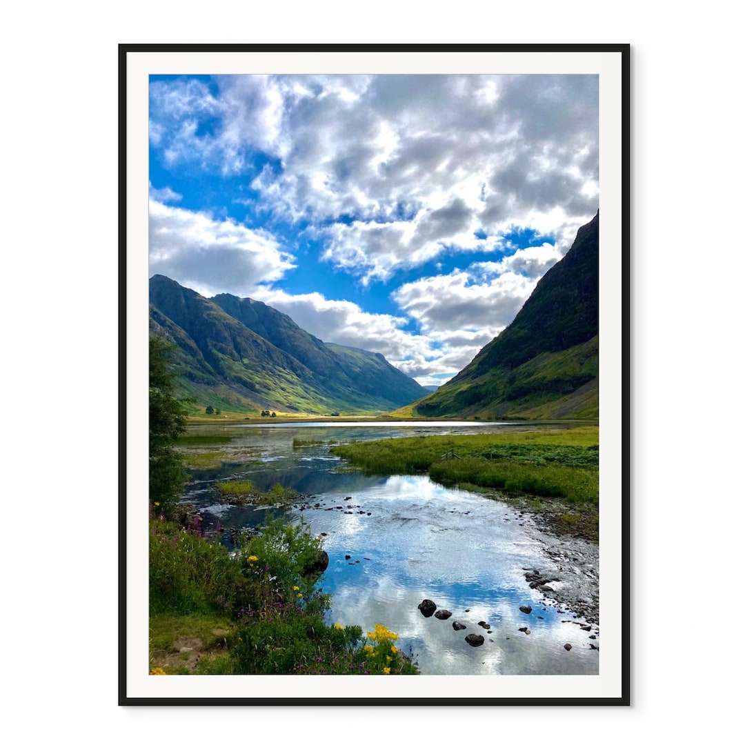 Scottish Highland Fine Art Photography Print, Glencoe Scotland, Frame ...