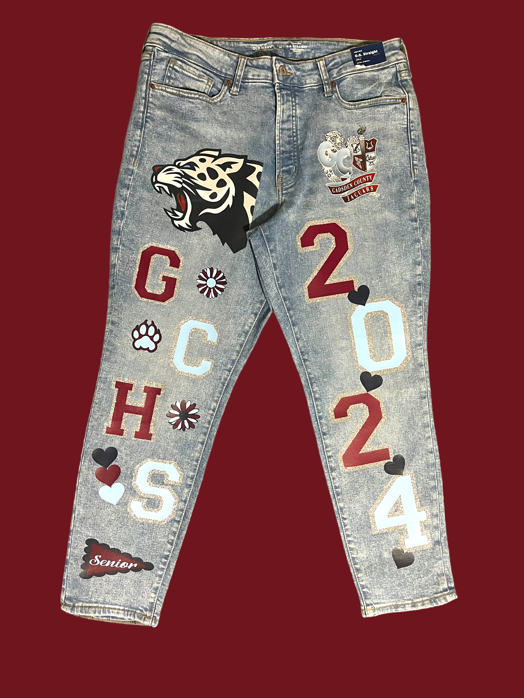 Custom Senior Jeans - Etsy