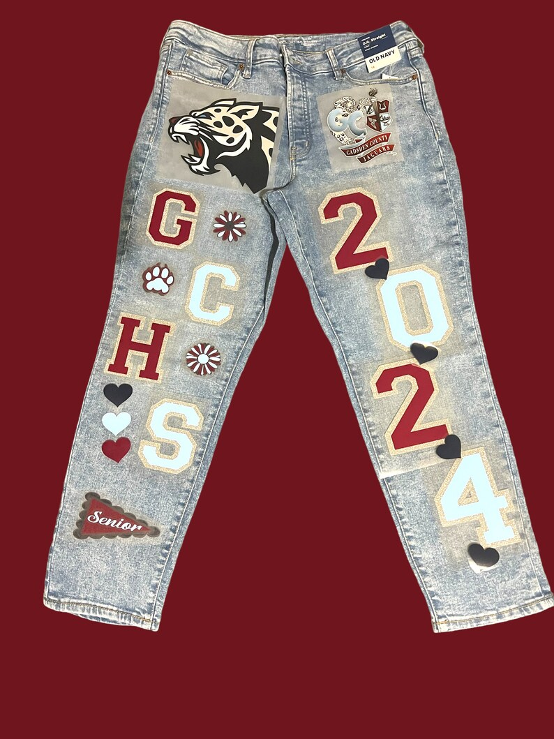 Custom Senior Jeans - Etsy