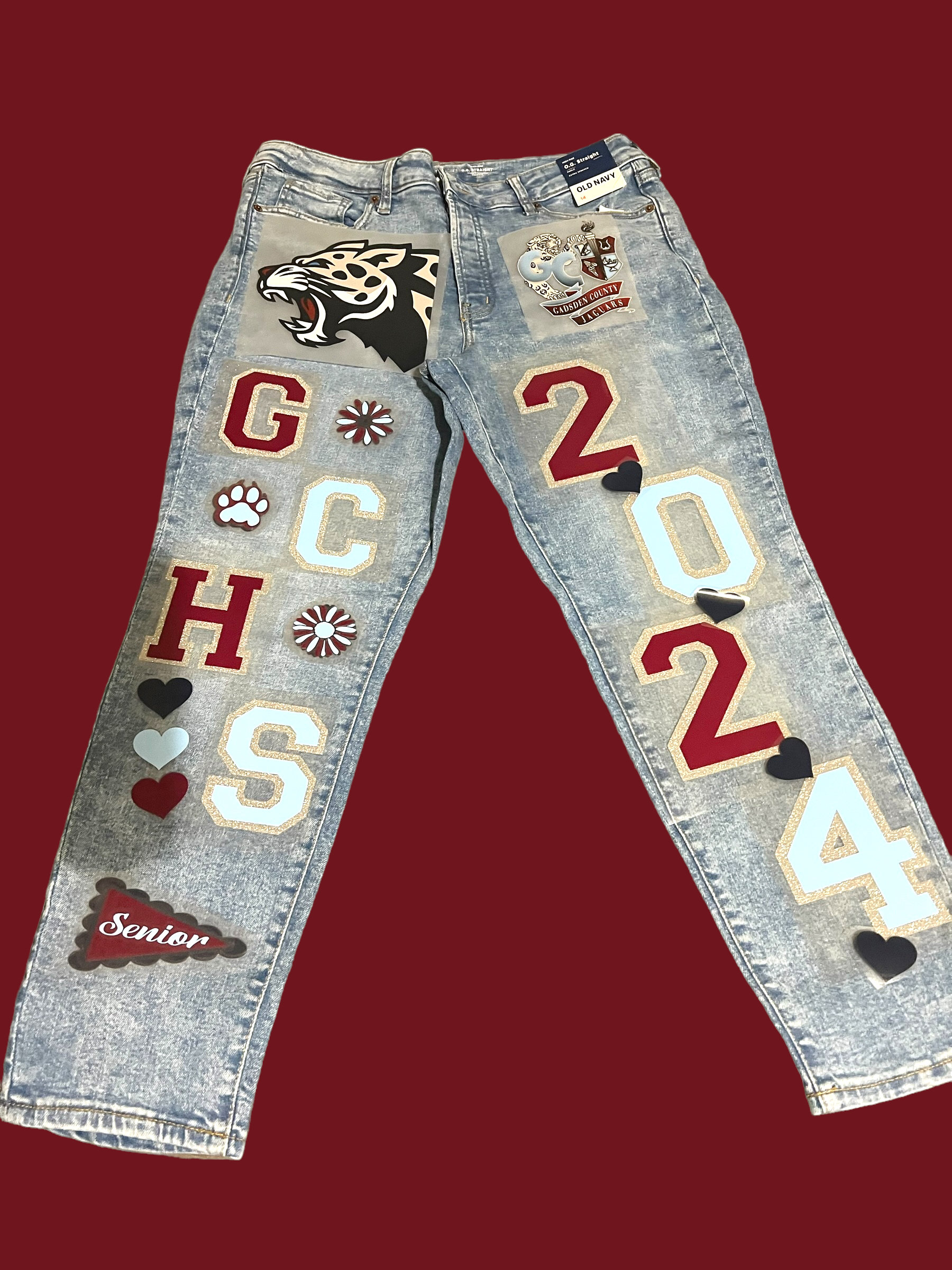 Custom Senior Jeans - Etsy