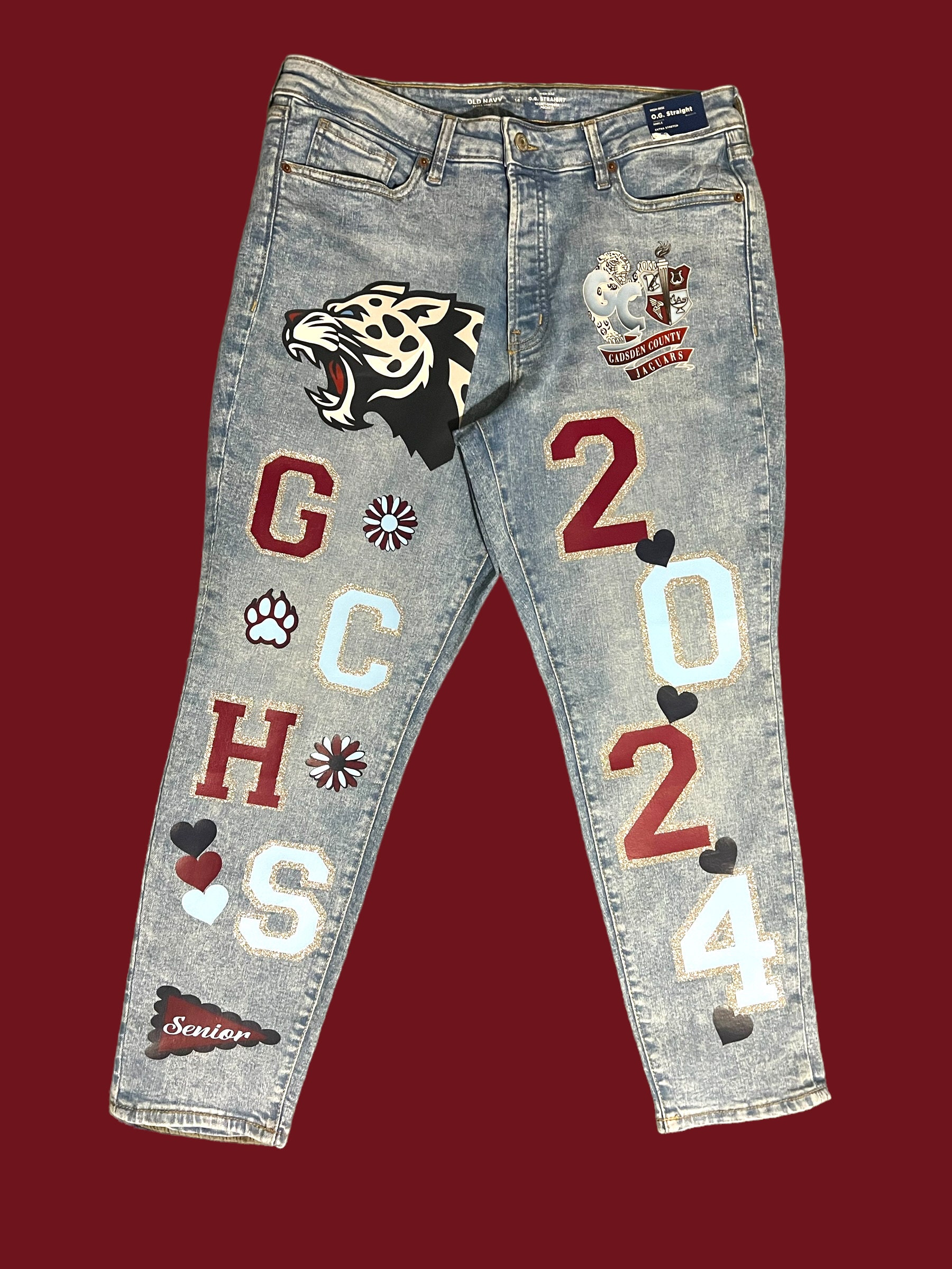 Custom Senior Jeans - Etsy