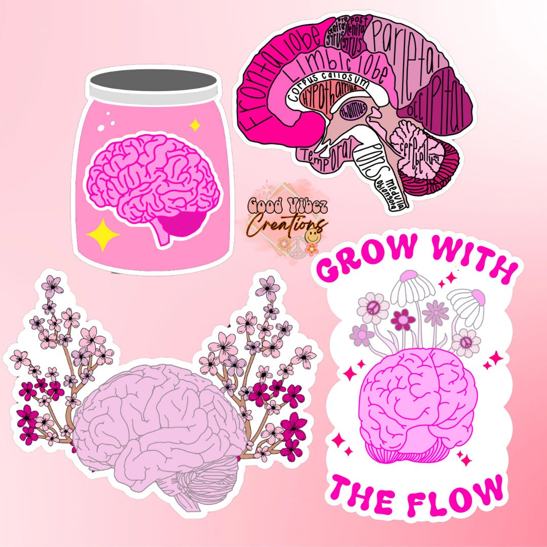 Neuro Sticker Set Pink - Etsy