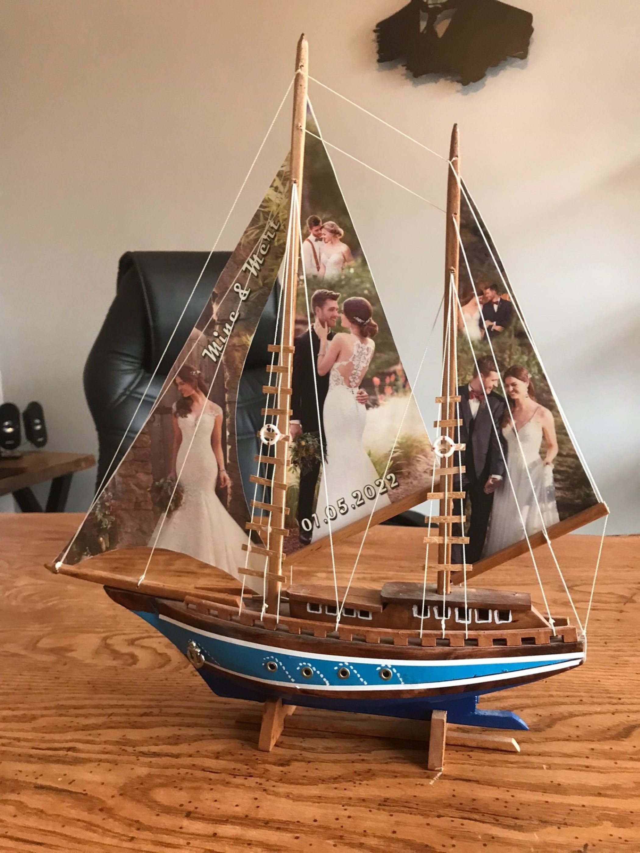 Valentines Day Wood Boat Reasons Why I Love You Personalized ...