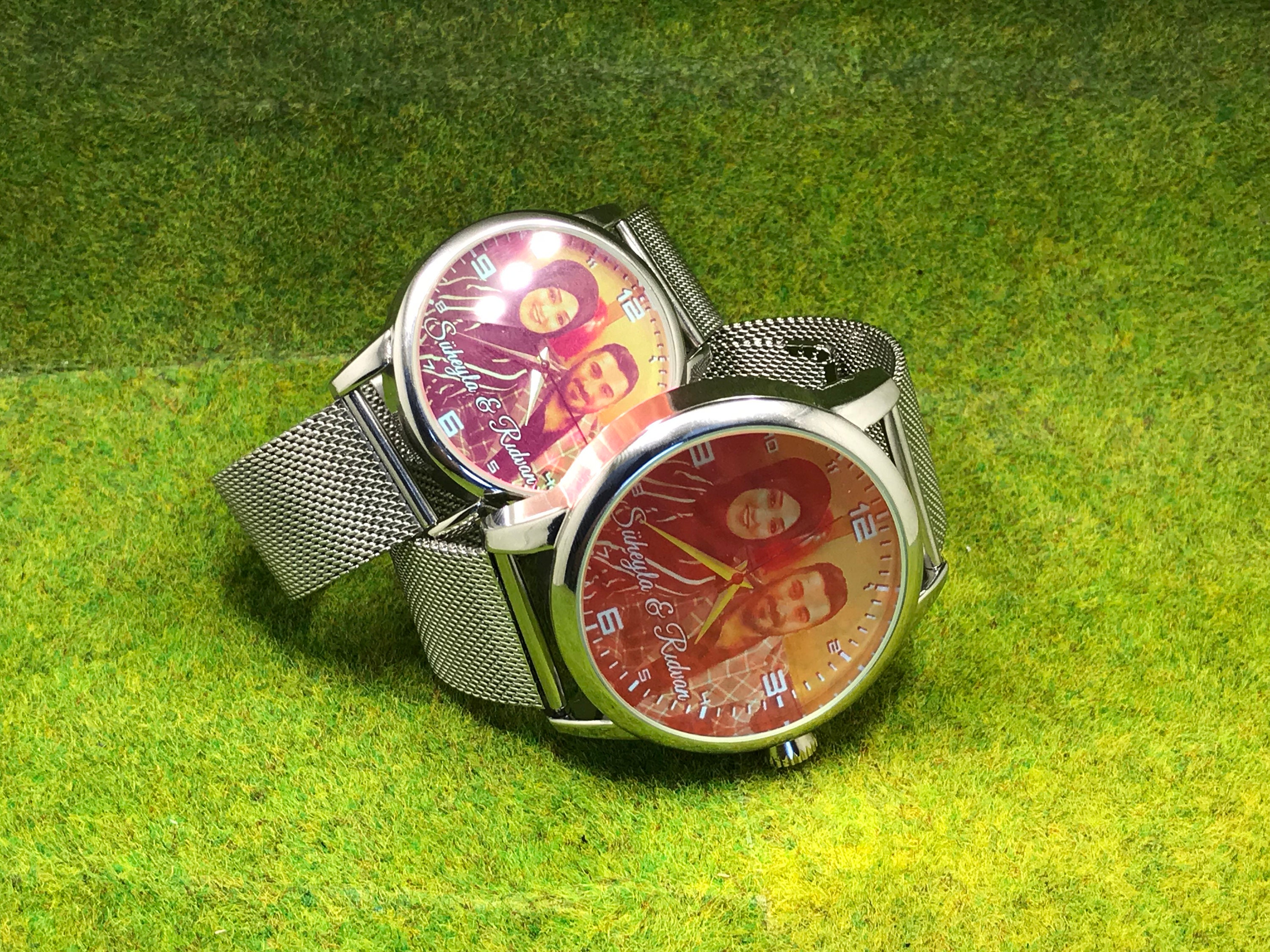 Silver Family Watch, Personalized Custom Photo Designer Watch, Put Any ...