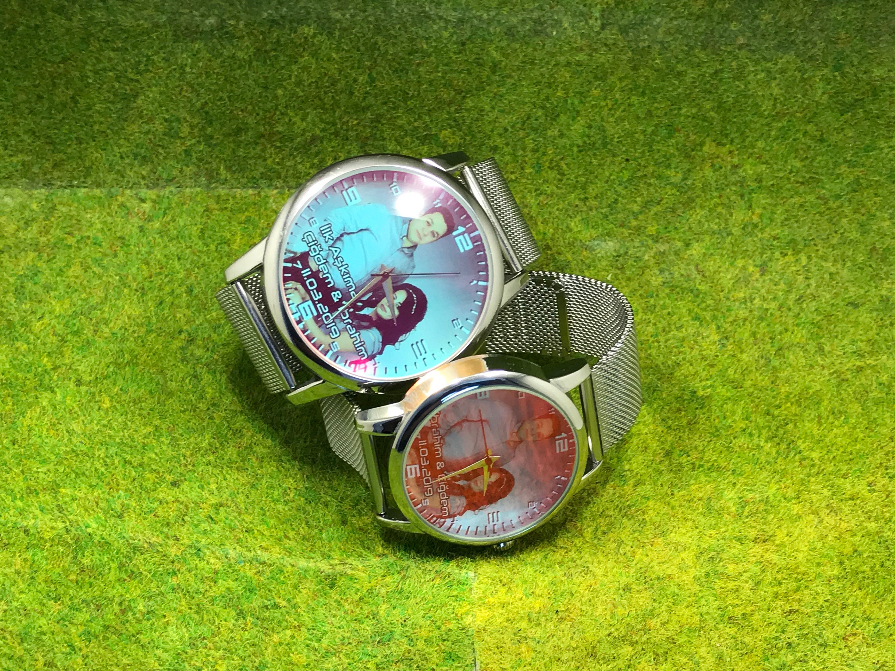 Silver Family Watch, Personalized Custom Photo Designer Watch, Put Any ...