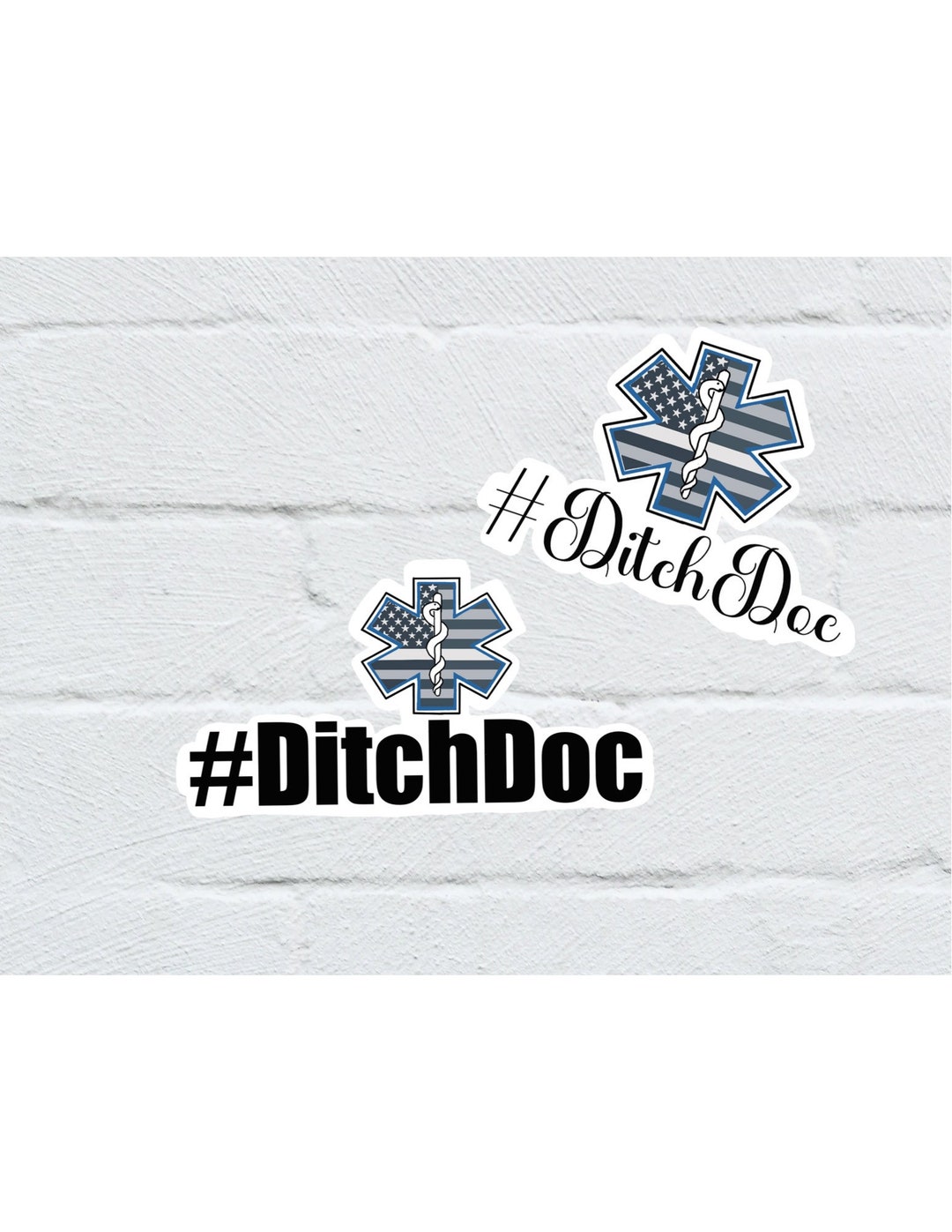 Ditch Doc Sticker Ems Sticker - Etsy