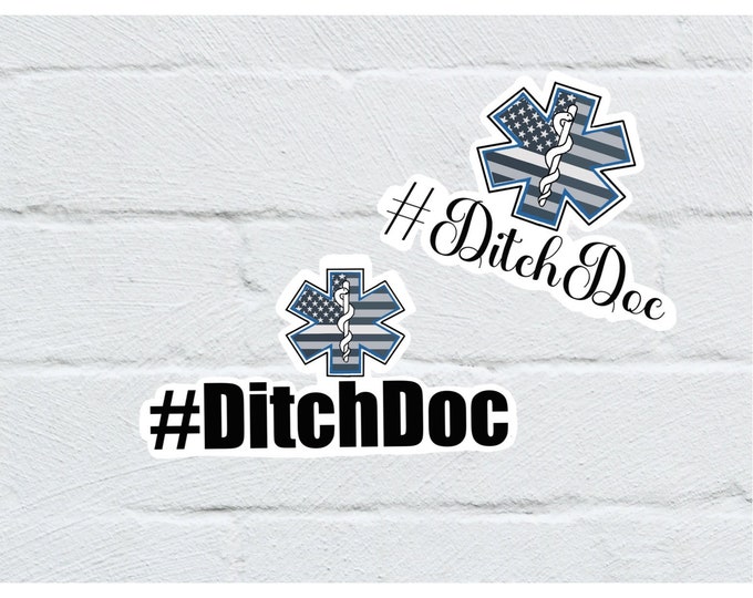 Ditch Doc Sticker | Ems Sticker - Etsy