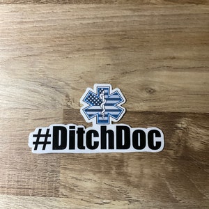 Ditch Doc Sticker Ems Sticker - Etsy