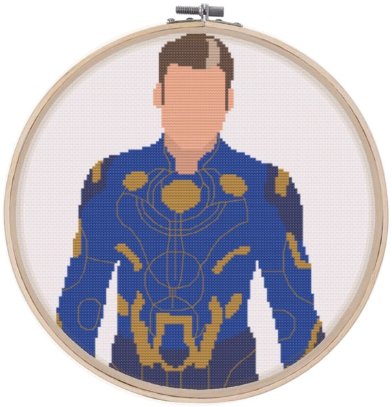 Ikaris Eternals Counted Cross Stitch Pattern PDF Marvel MCU | Etsy