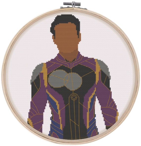 Kingo Eternals Counted Cross Stitch Pattern PDF Marvel MCU | Etsy